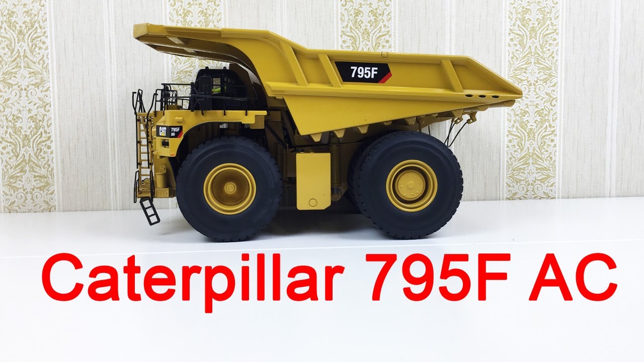 Карьерный самосвал Caterpillar 795F AC - YouTube