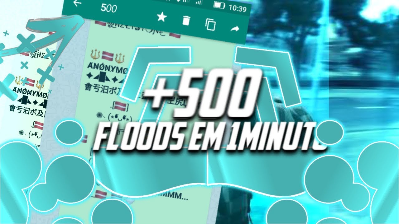 O teclado de flood envia + 500 floods em 1 minuto - YouTube