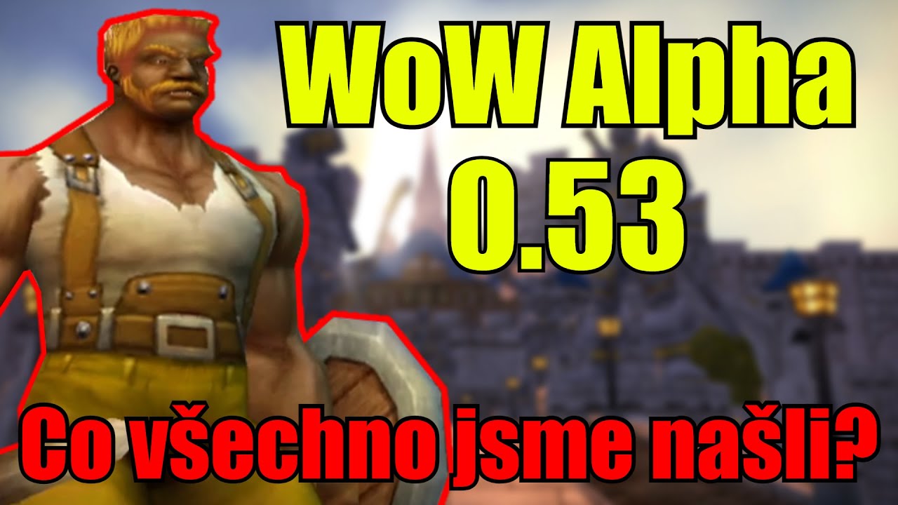 WoW Alpha 2003 - Procházka Stormwindem + Warrior class [Cz/Sk] - YouTube