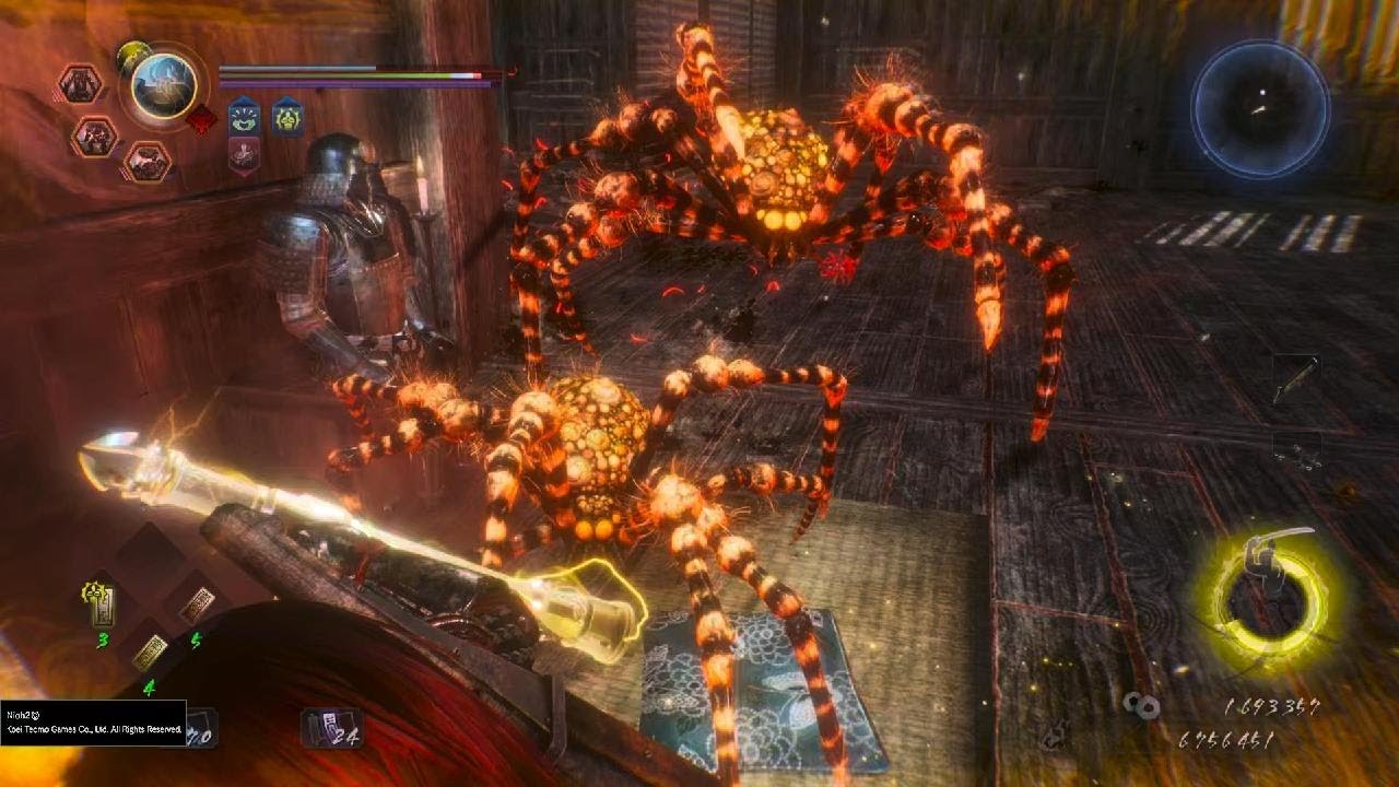 Nioh 2 Remastered Spiders - YouTube