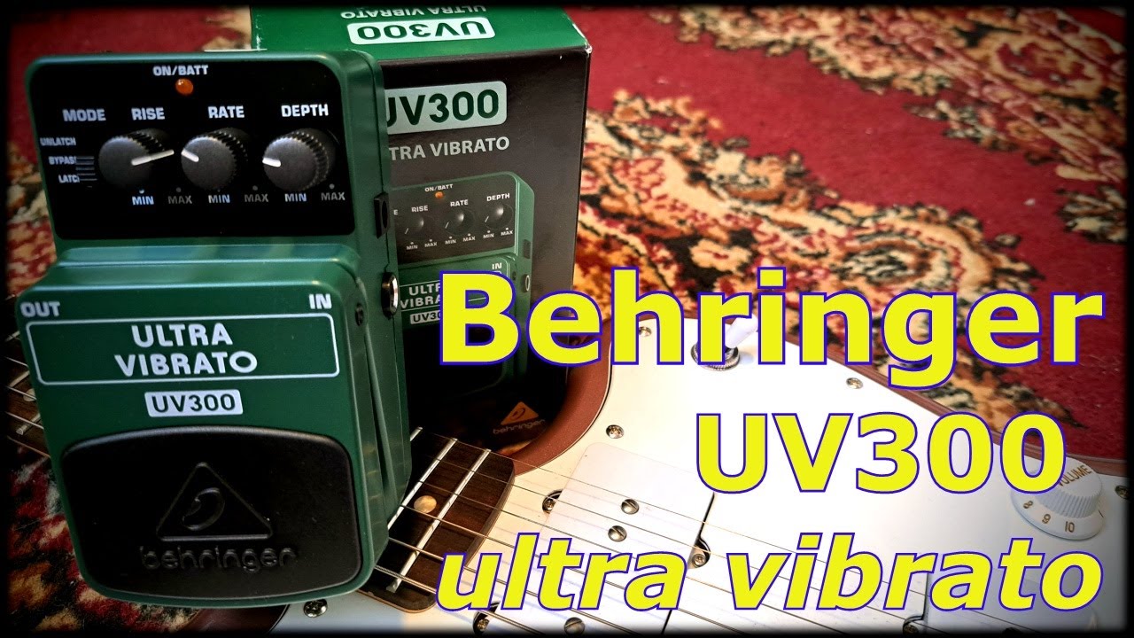 Behringer UV300 Ultra Vibrato - YouTube