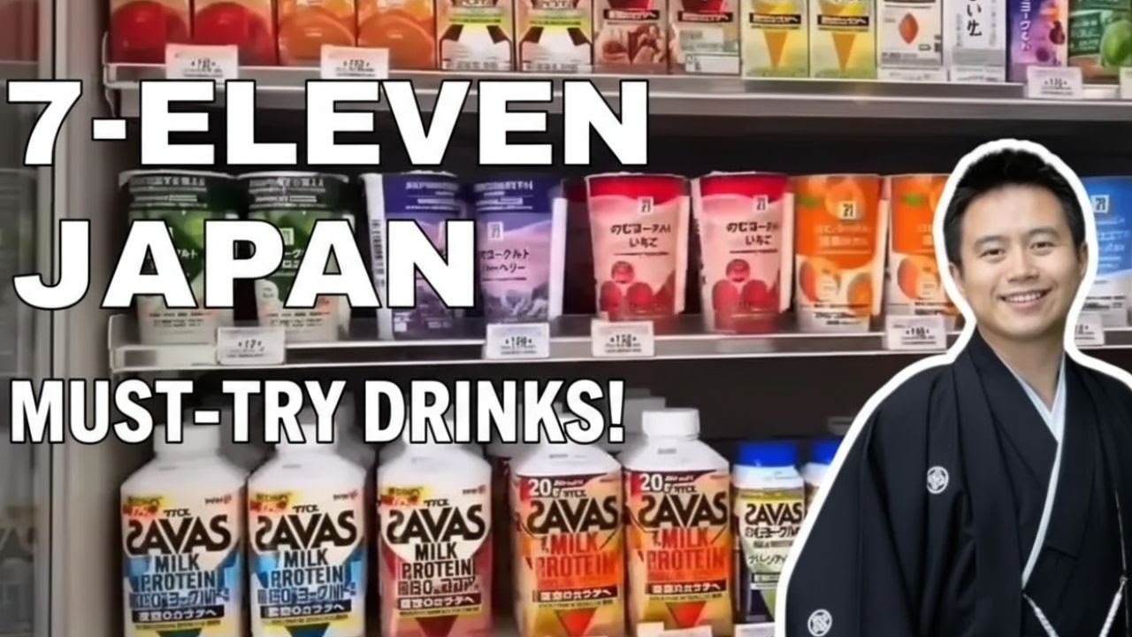 Seven Eleven Japan is Awesome! How I eat a Rice Ball & Strawberry Milk ...