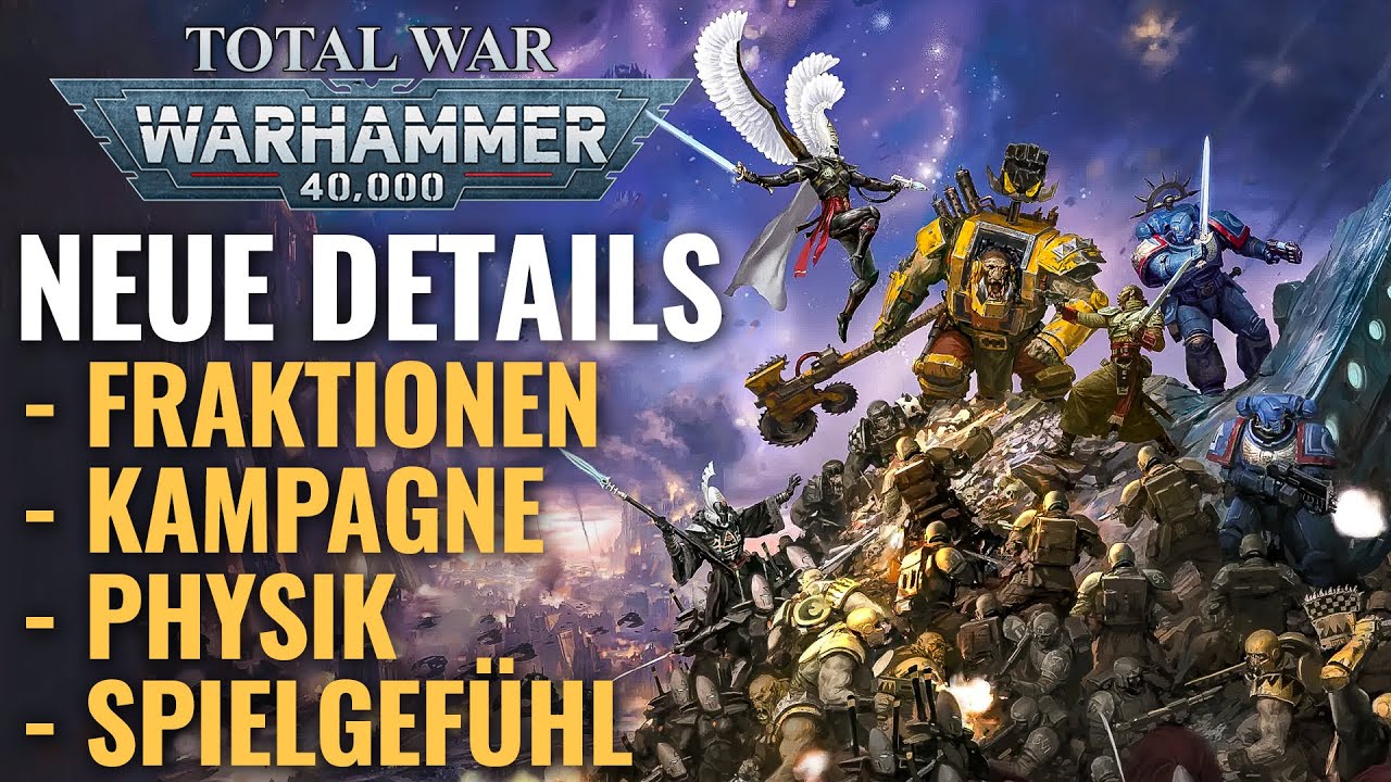 Total War Warhammer 40k - Fraktionen und Kampagne im Detail | TW WH40k ...