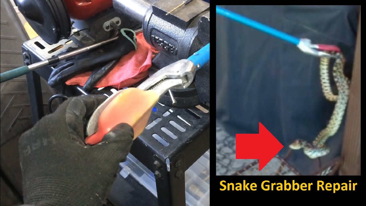 Midwest Tongs "Gentle Giant" Snake Grabber Repair & Modification ...