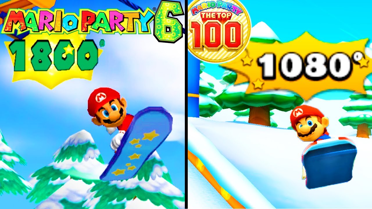 Evolution of Snow Whirled in Mario Party (2004-2017) - YouTube