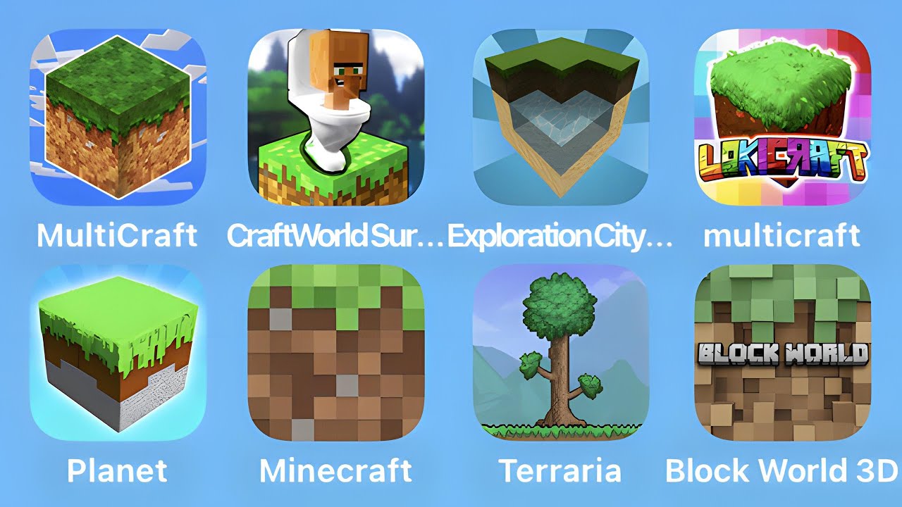 Multicraft, Craft World Survival, Exploration City Craft, Lokicraft ...