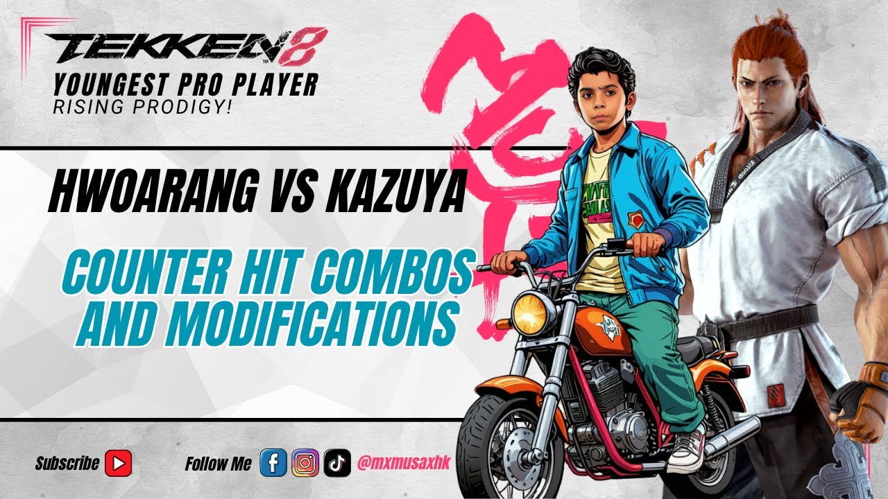 TEKKEN 8: Hwoarang's Latest Counter Hit Combos and Modifications - YouTube