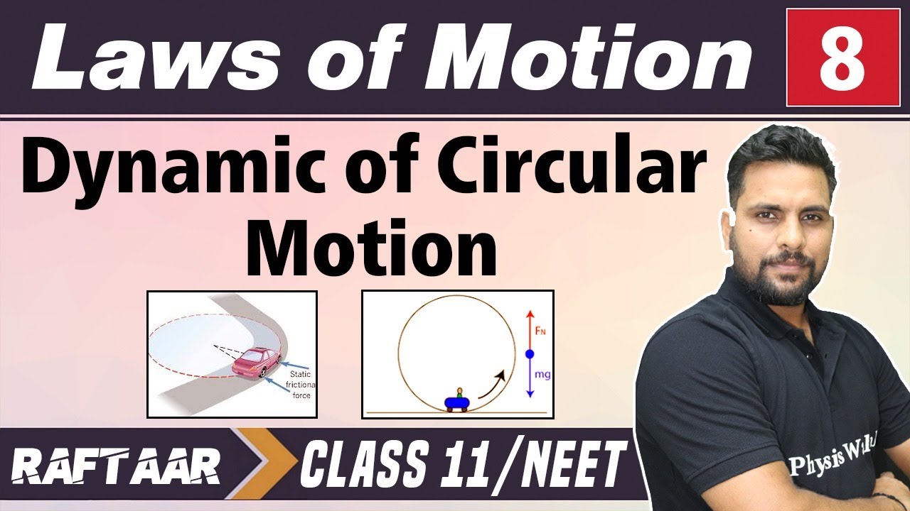 Laws of Motion 08 || Dynamic of Circular Motion || Class 11/NEET ...
