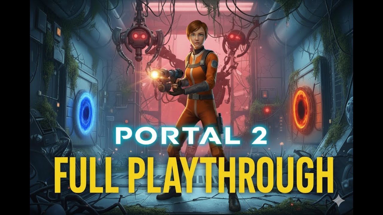 Portal 2 Full Playthrough | The GREATEST puzzle game EVER made! - YouTube