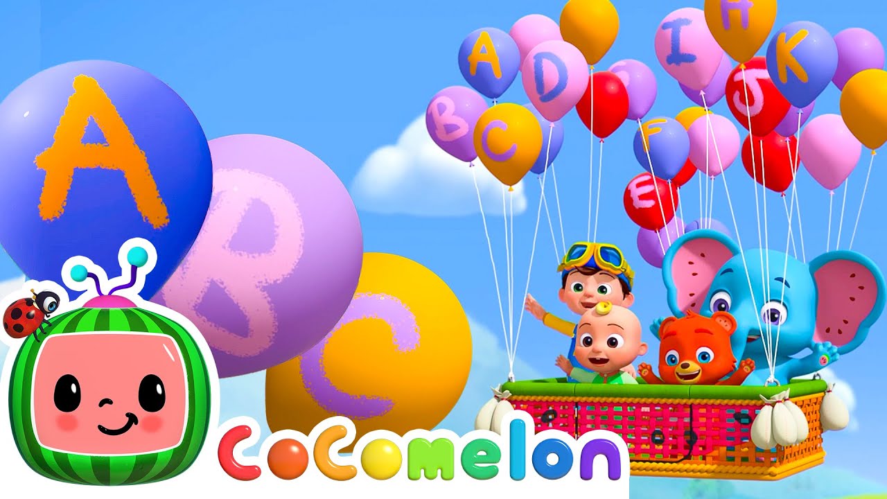 ABC Animal Balloon Song | CoComelon Animal Time - Learning with Animals ...