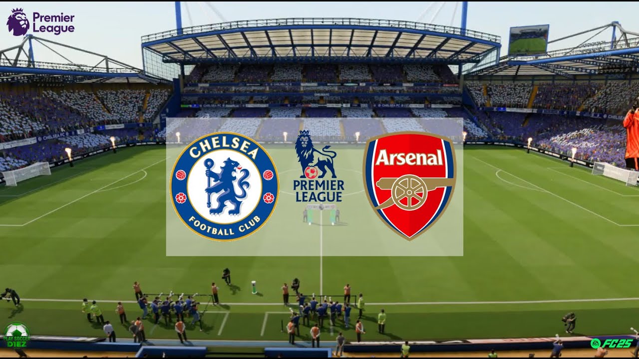 CHELSEA vs ARSENAL | PREMIER LEAGUE | EA FC25 | PSD1EZ - YouTube