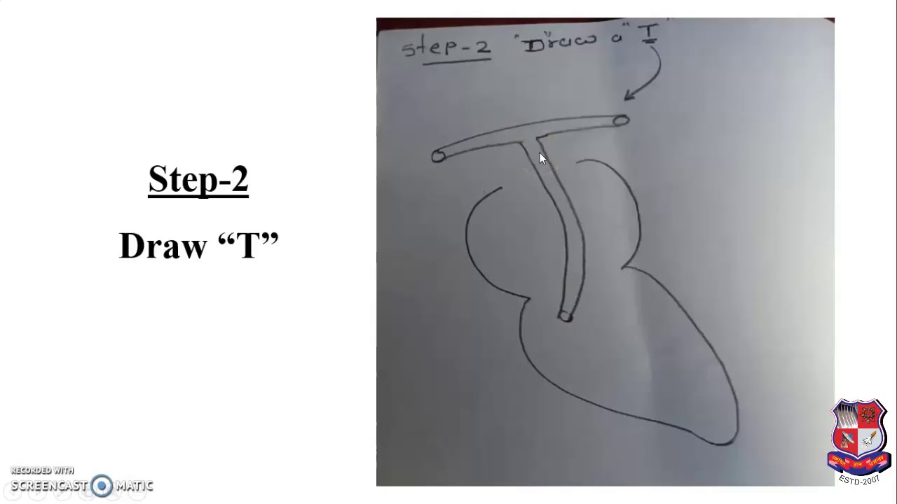 GTU_PHARMACY_BP101TP_SIMPLE METHOD FOR DRAW DIAGRAM OF HEART - YouTube