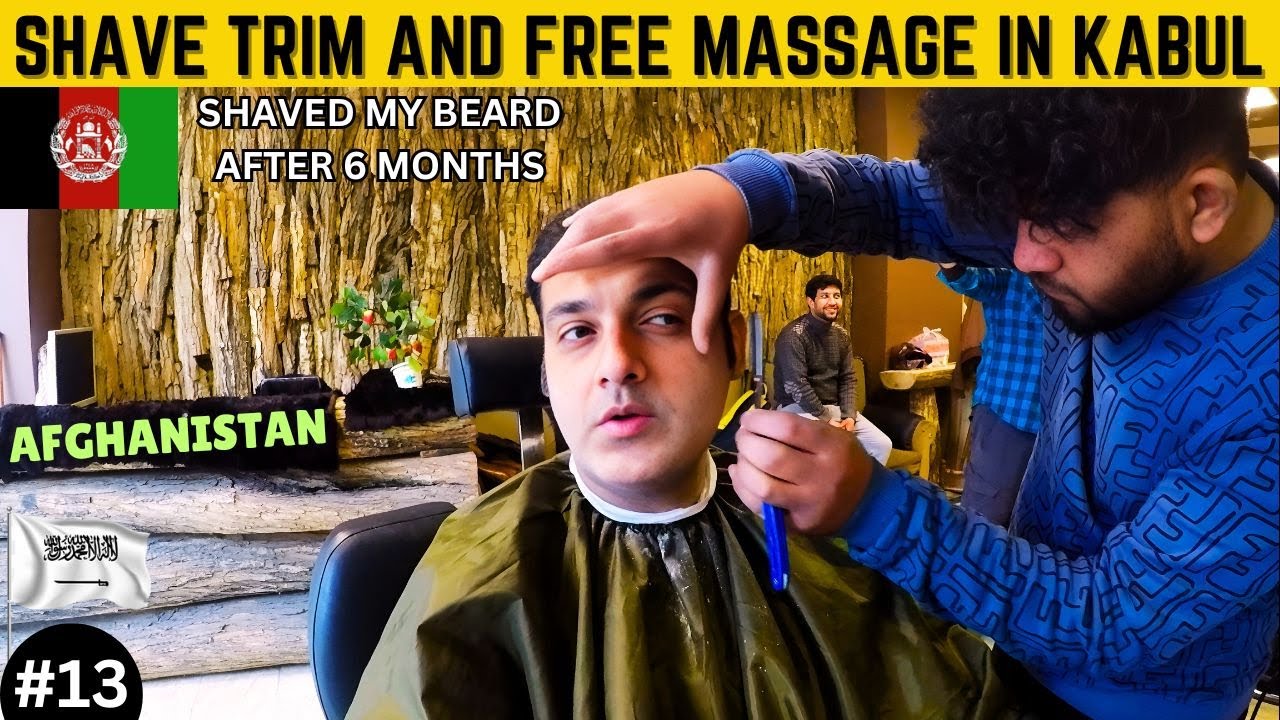 $3 Shave experience in Kabul | Afghanistan Salon and free Massage ...