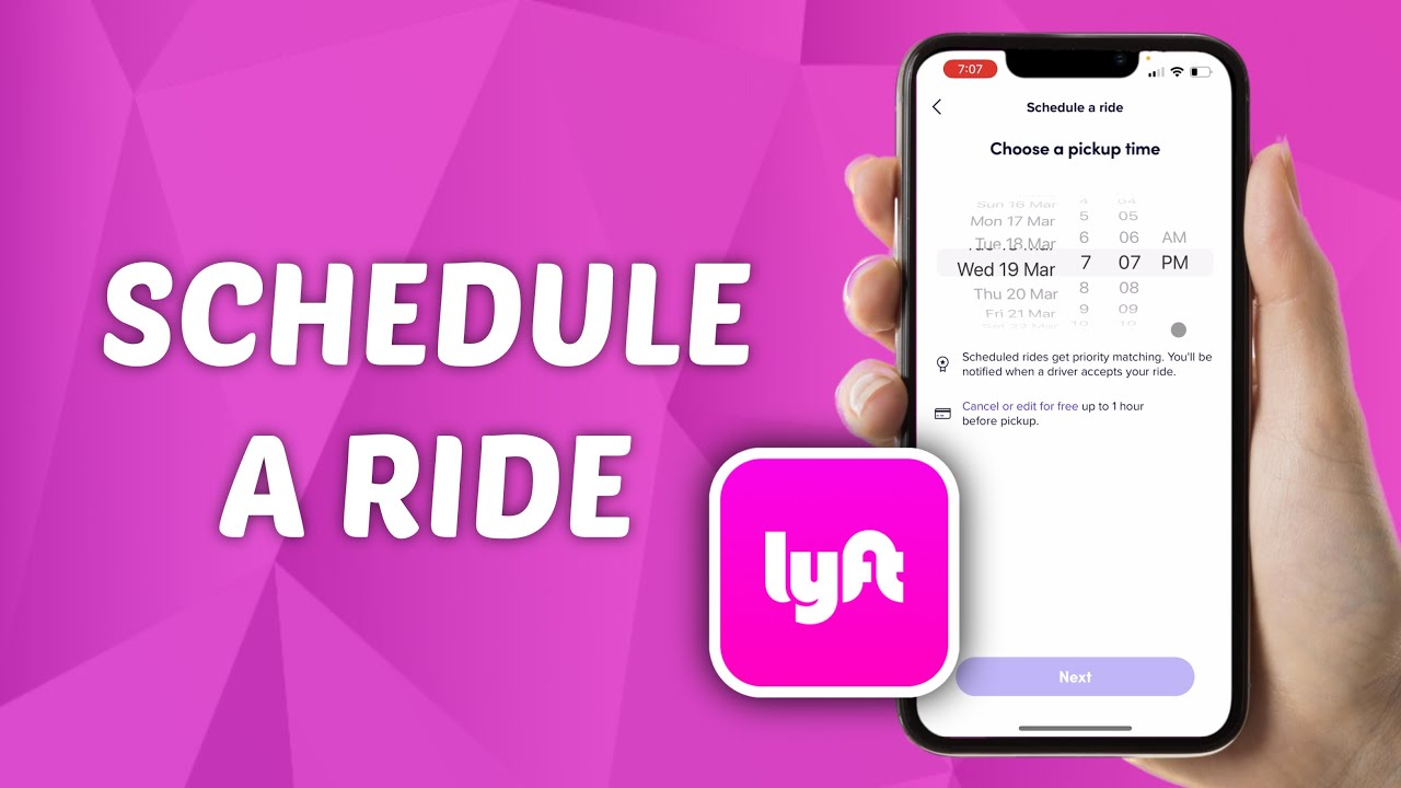 How to Schedule A Ride on Lyft - YouTube