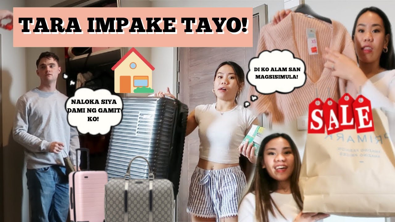 NAG IMPAKE NA KAMI PARA SA AMING PAGLIPAT♥️+ANG DAMING SALE NAMILI AKO ...