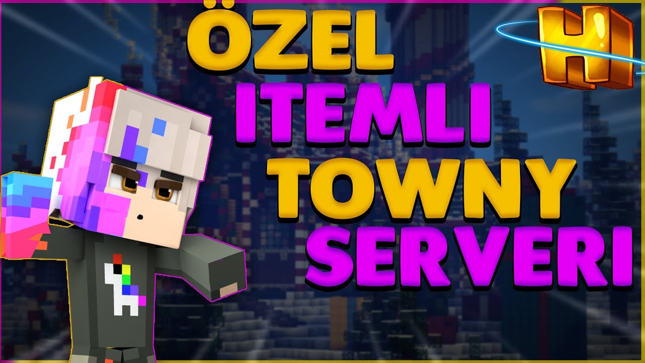 Özel İtemli😱Minecraft Towny Server HayCraft Sunucu Tanıtımı Gate.io - YouTube