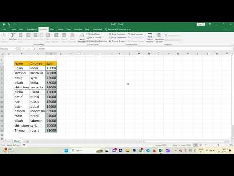 How to use name manager in excel - YouTube