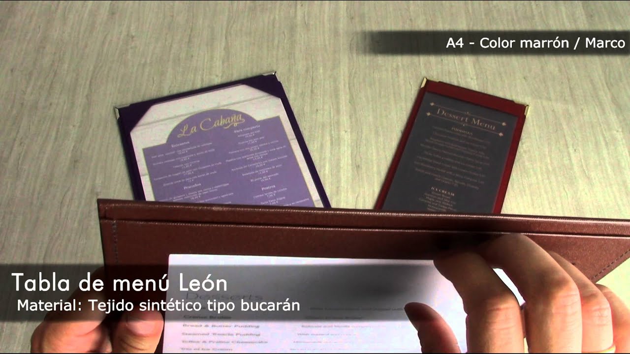 Tabla de menú León - YouTube