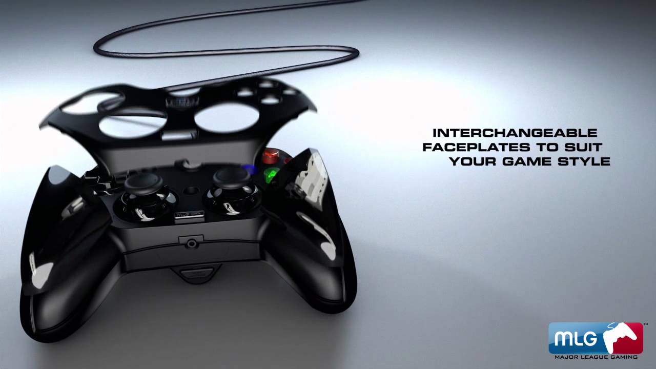 Manette Mad Catz Pro Circuit Major League Gaming (X360/ PS3) - YouTube