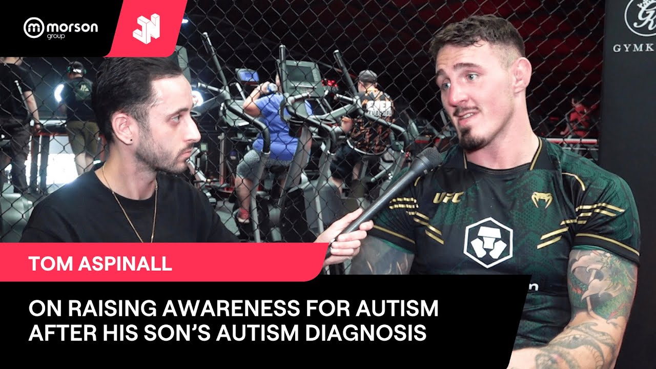 UFC star, Tom Aspinall on raising awareness for Autism after his son's ...