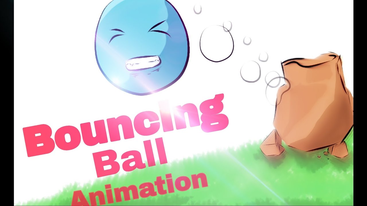 Bouncing ball animation#2danimation #bouncingballanimation - YouTube