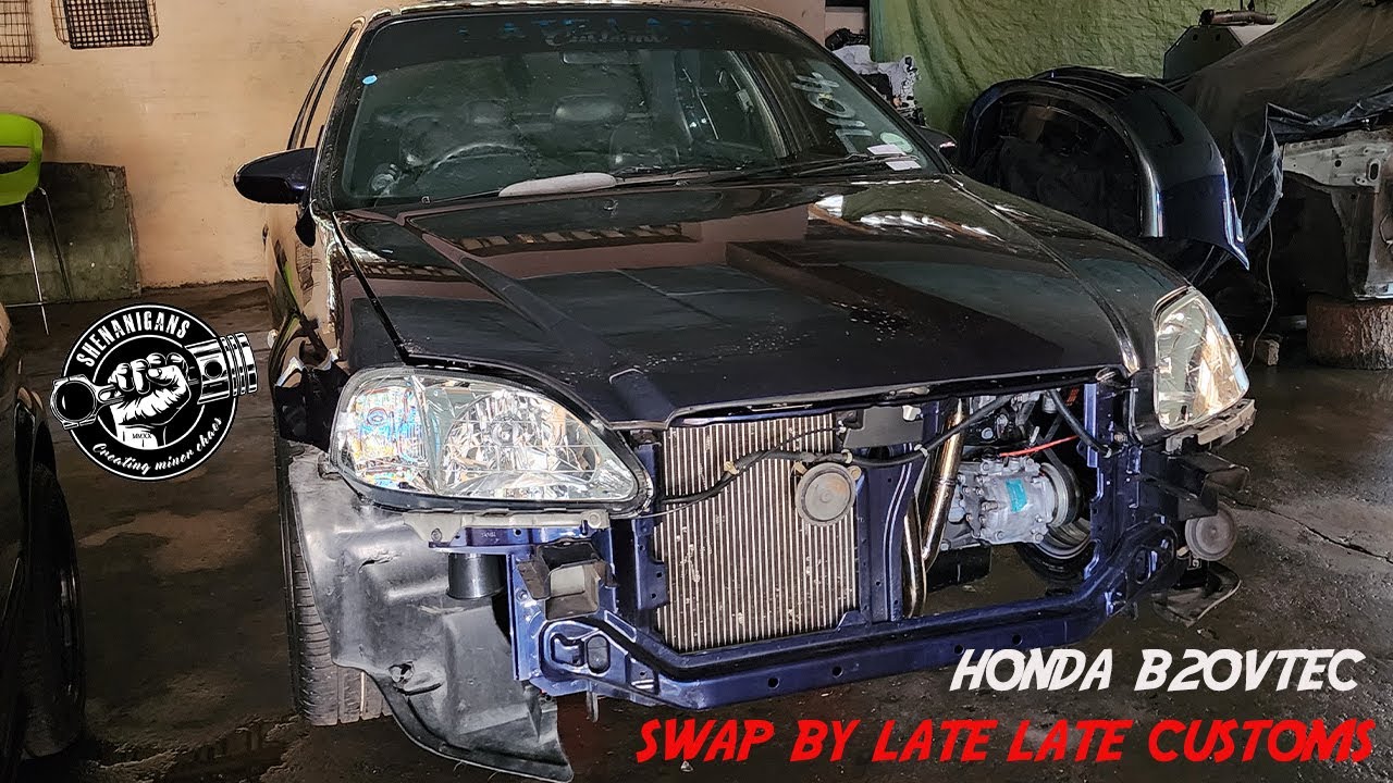 The BEST VTEC Engine Swap EVER Done By @LateLateCustoms - YouTube