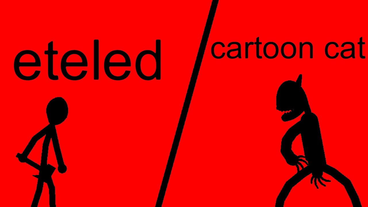 eteled vs cartoon cat (wdy vs Trevor henderson) - YouTube
