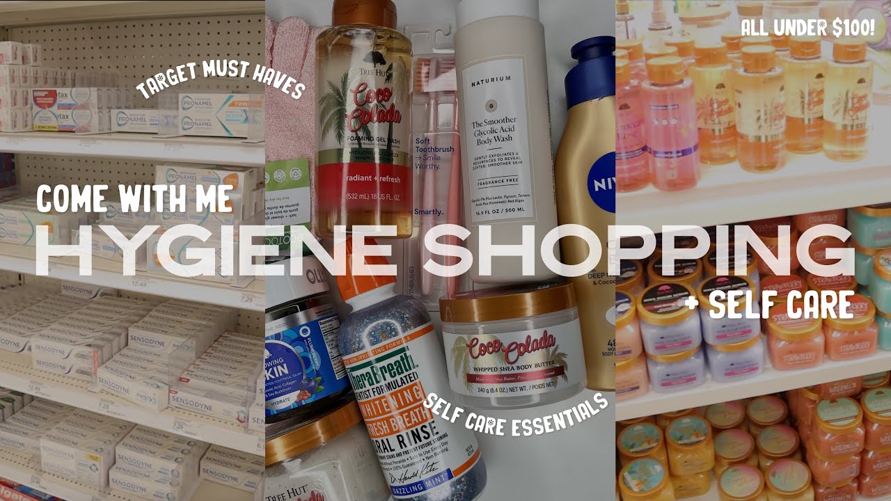 shopping for self care + hygiene products at TARGET - YouTube