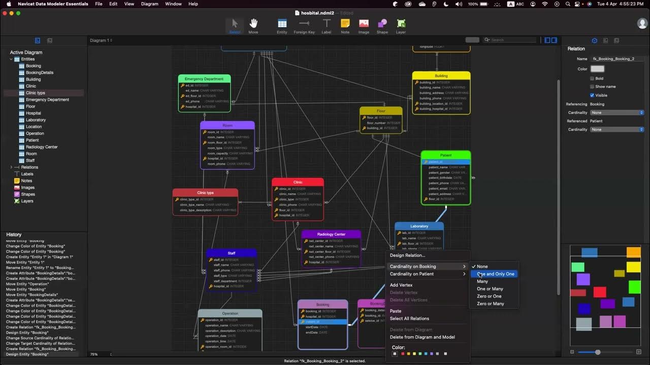 ERD App for Database (Navicat Data Modeler Ess 3) - YouTube