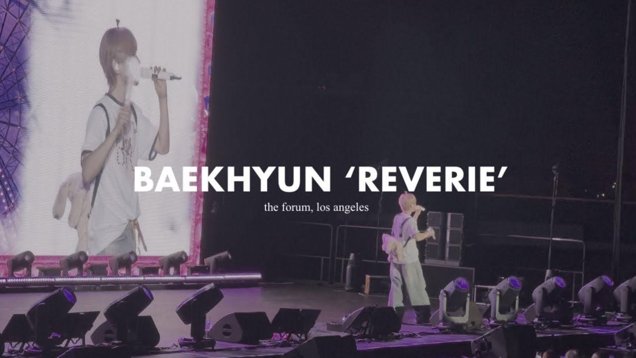 BAEKHYUN WORLD TOUR ‘REVERIE’ CONCERT in LOS ANGELES! vlog - YouTube