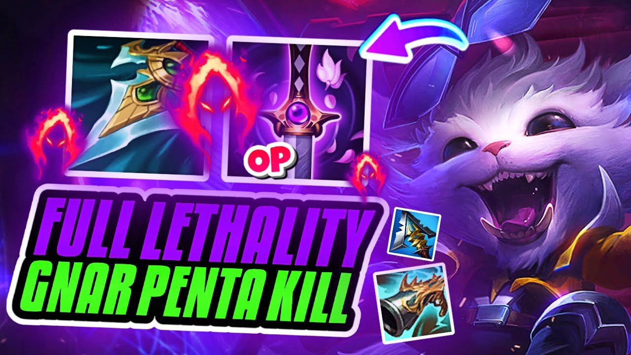 FULL LETHALITY GNAR PENTA KILL!!! NEW YOUMUUS GHOSTBLADE IS BUSTED ...