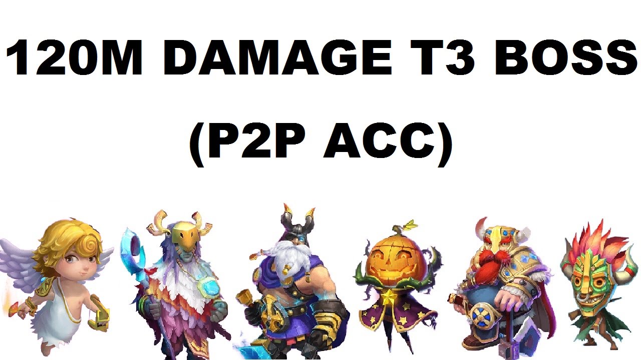 Castle Clash 120M Damage T3 Boss Battle - YouTube