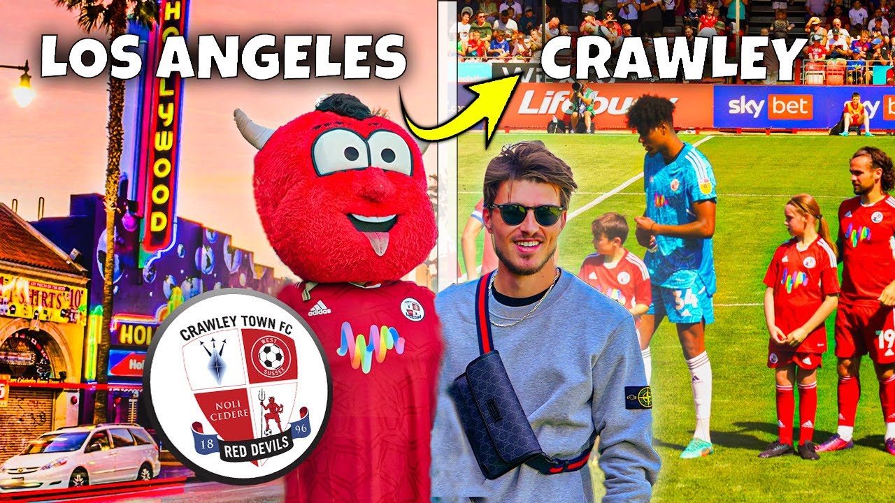 My First Home Game at Crawley Town FC - YouTube