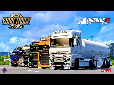 🔴 ETS2 Live | TruckersMP Live | Euro Truck Simulator 2 Multiplayer LIVE | ETS2 Gameplay - YouTube