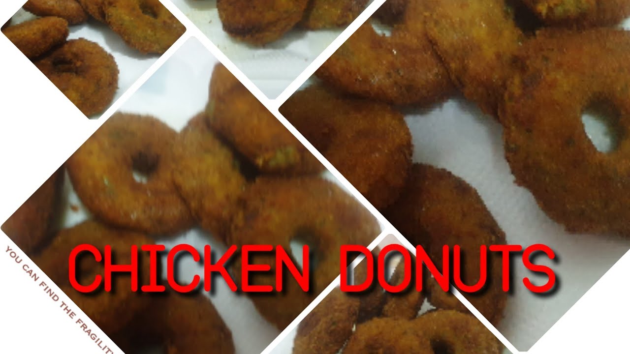 Crispy Chicken Donuts / chicken donuts recipe - YouTube