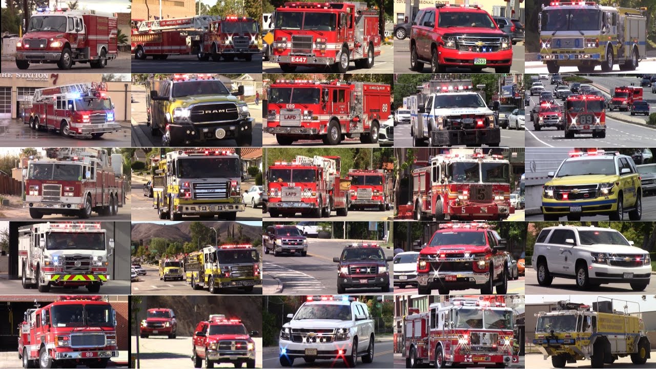 *200+ Response Videos!* Fire Trucks, Ambulances, and Police Cars ...