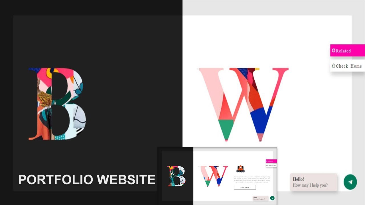 Portfolio Website design Using html css javascript | Frontend Development - YouTube