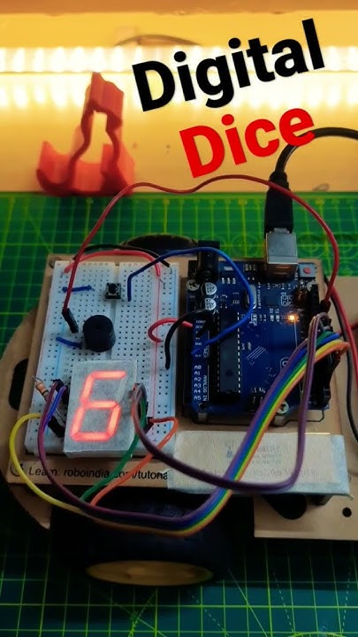 Digital dice | Arduino | Electronics | projects | Sevensegment display | stem | @ultimatelab ...