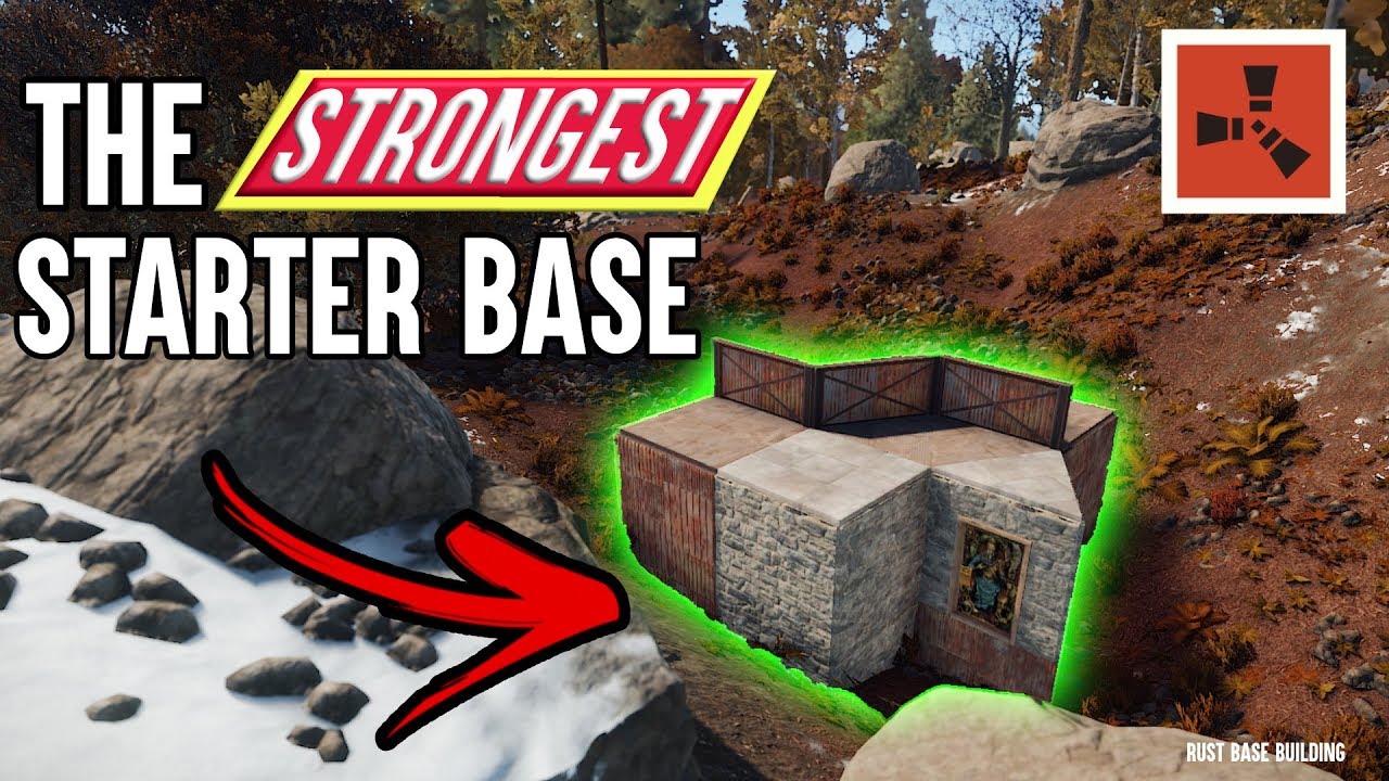 Rust Base Building - The Strongest Rust Starter Base? (Rust Solo Base ...