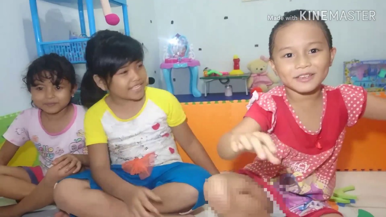 abigail bermain bersama zaky adel dan ibo - YouTube