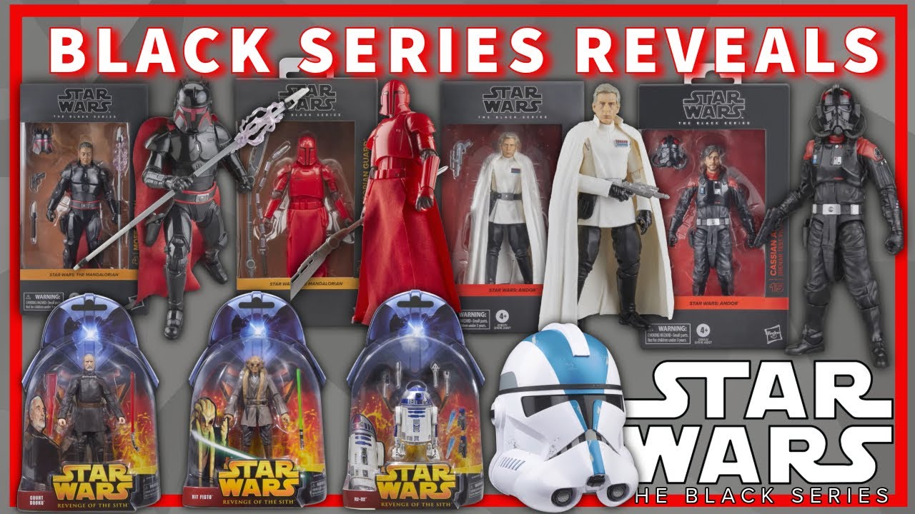 HUGE Black Series Reveals! ROTS Figures, Andor Season 2, Moff Gideon ...