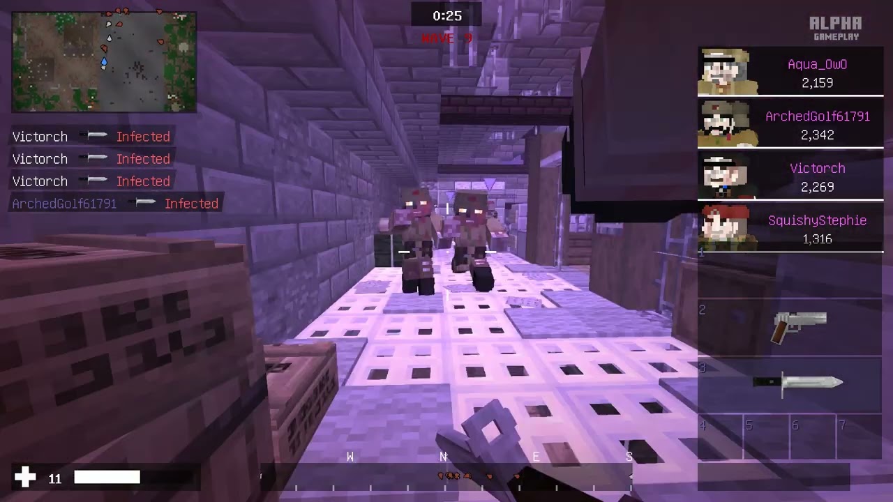 [Minecraft] Infected mode! - Block front mod - YouTube