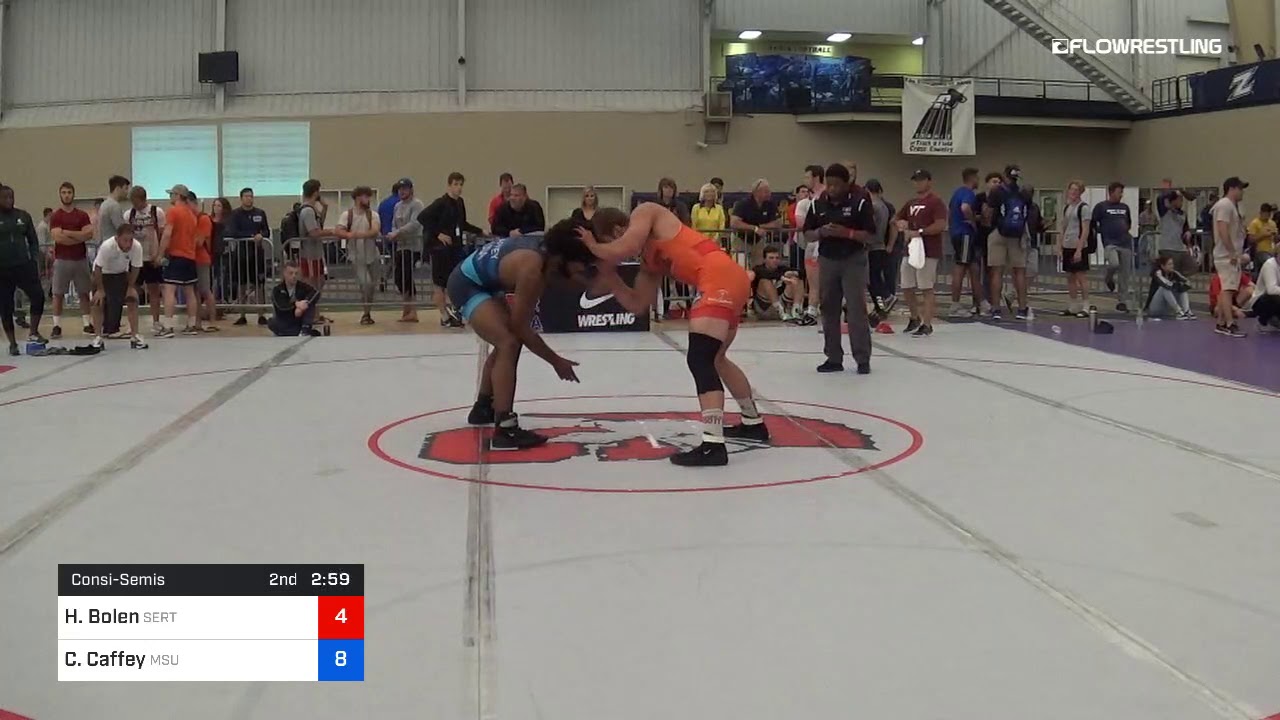 86 Kg Consolation Hunter Bolen SERTC VT Vs Cameron Caffey Michigan ...