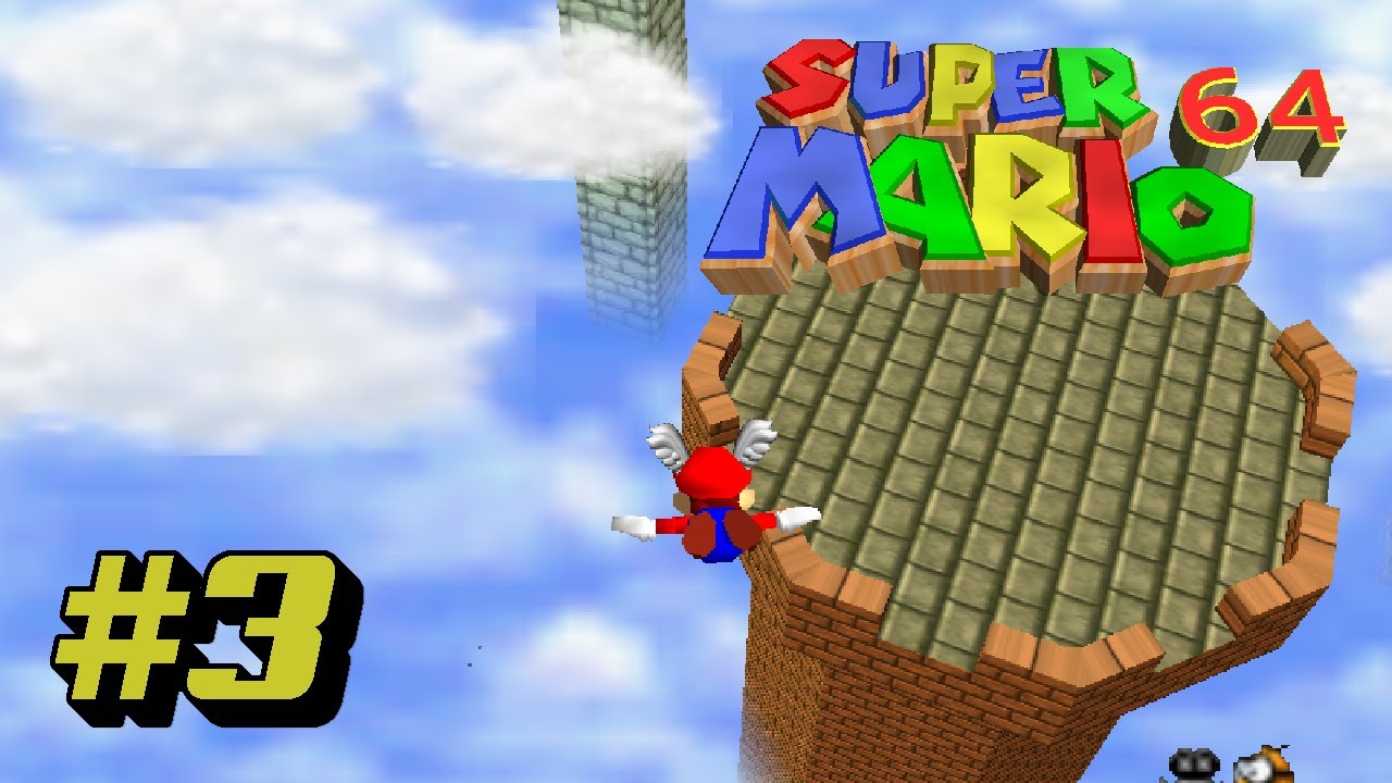 Super Mario 64 #3 - Red cap, final da Bob-Omb Battlefield e Whomp's ...
