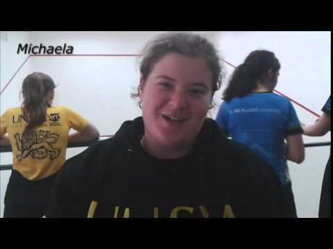 #AUG14 Squash UNSW Michaela - YouTube