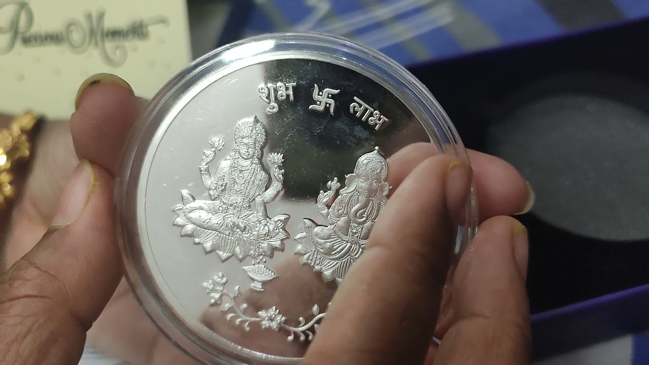 ACPL 100gms silver coin Review #silver #acpl - YouTube