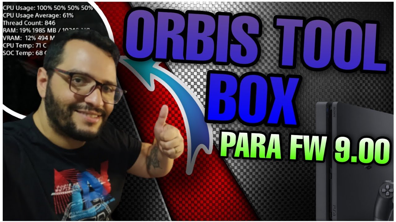 FERRAMENTA ORBIS TOOL BOX PARA PS4 NA 9.00 - YouTube