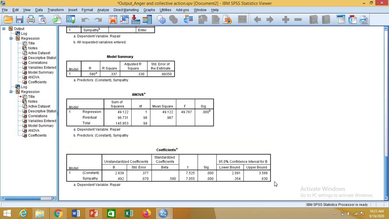 Kelas Statistik Multivariat-Tutorial Regresi Sederhana SPSS - YouTube