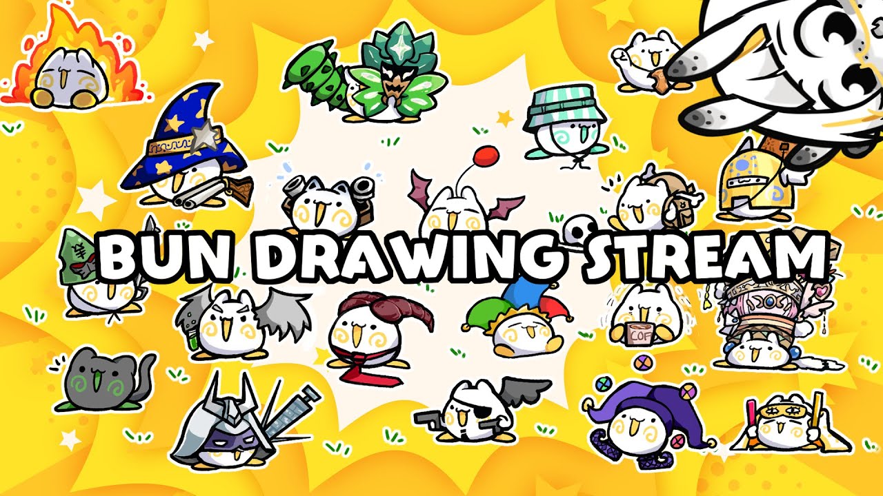 B.U.N. Drawing Stream! - YouTube