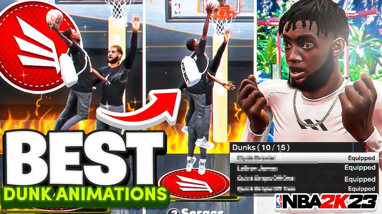 *OVERPOWERED* NBA 2K23 DUNK ANIMATIONS! BEST DUNK PACKAGES IN NBA 2K23 ...